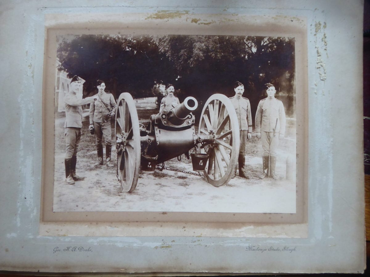 Royal Artillery field gun with crew, early Edwardian period – Bates and ...