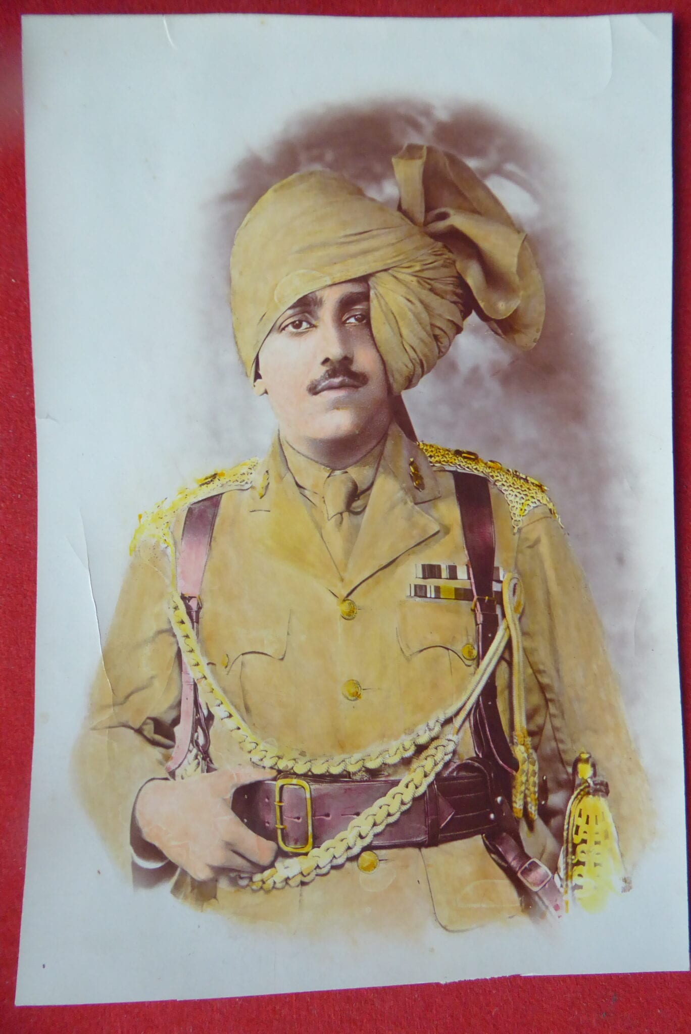 HYDERABAD. H. H. Nawab Azam Jah, Prince of Berar in cavalry uniform ...