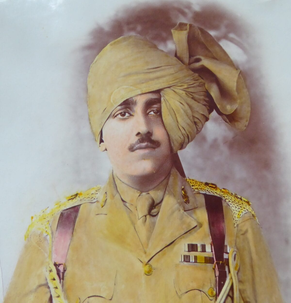 HYDERABAD. H. H. Nawab Azam Jah, Prince of Berar in cavalry uniform ...