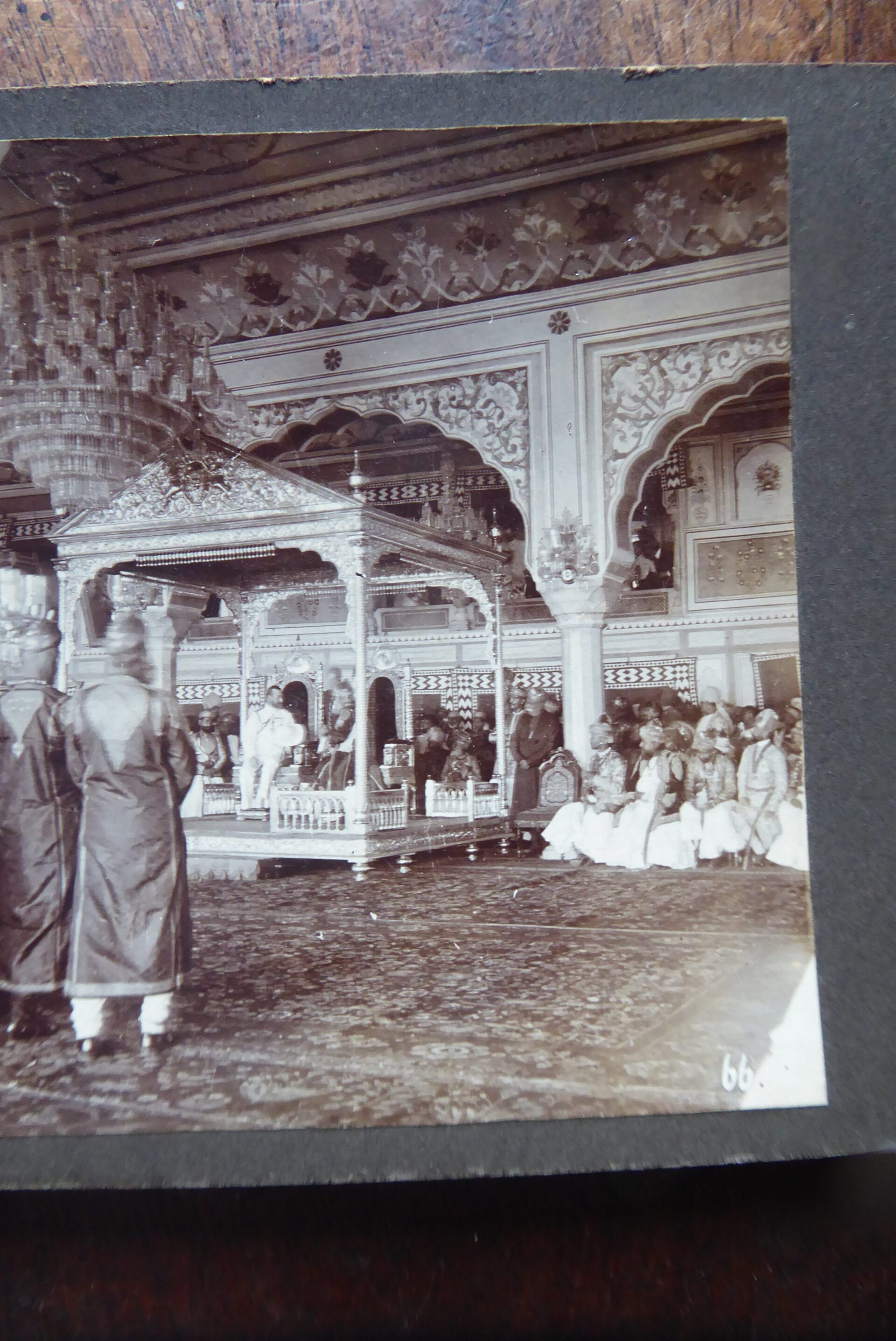 Royal Tour of India 1905-6. The Prince of Wales visiting the Maharaja ...